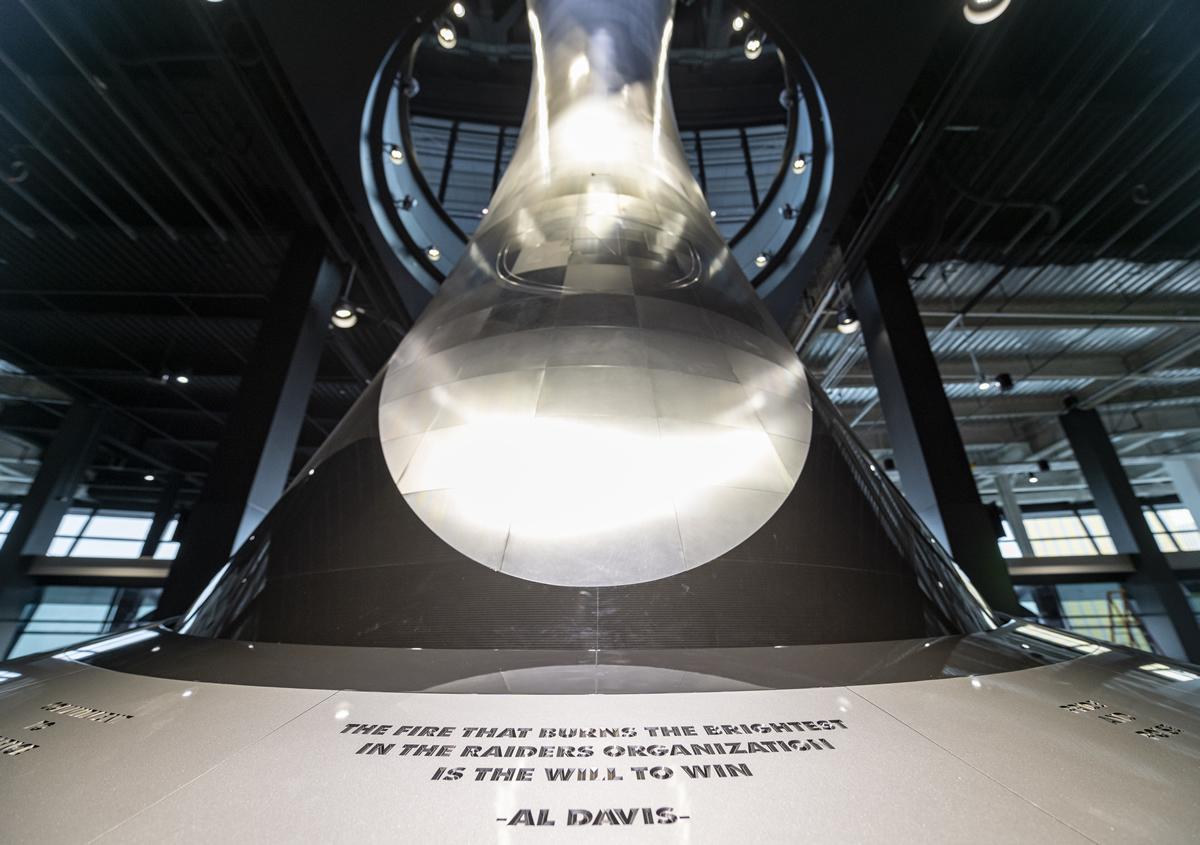 Thermwood LSAM Used to 3D Print Al Davis Memorial Torch in new Las ...